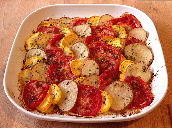 Summer Vegetable Tian - Get the Good Stuff!